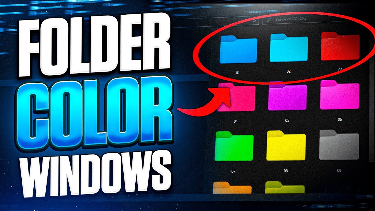 CUSTOMIZE Windows FOLDER with COLORS - (Windows 10 & 11) - YouTube