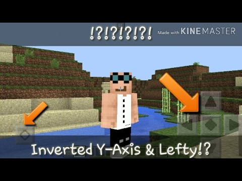 Minecraft || Pocket Edition || Inverted Y-Axis & Lefty control ...