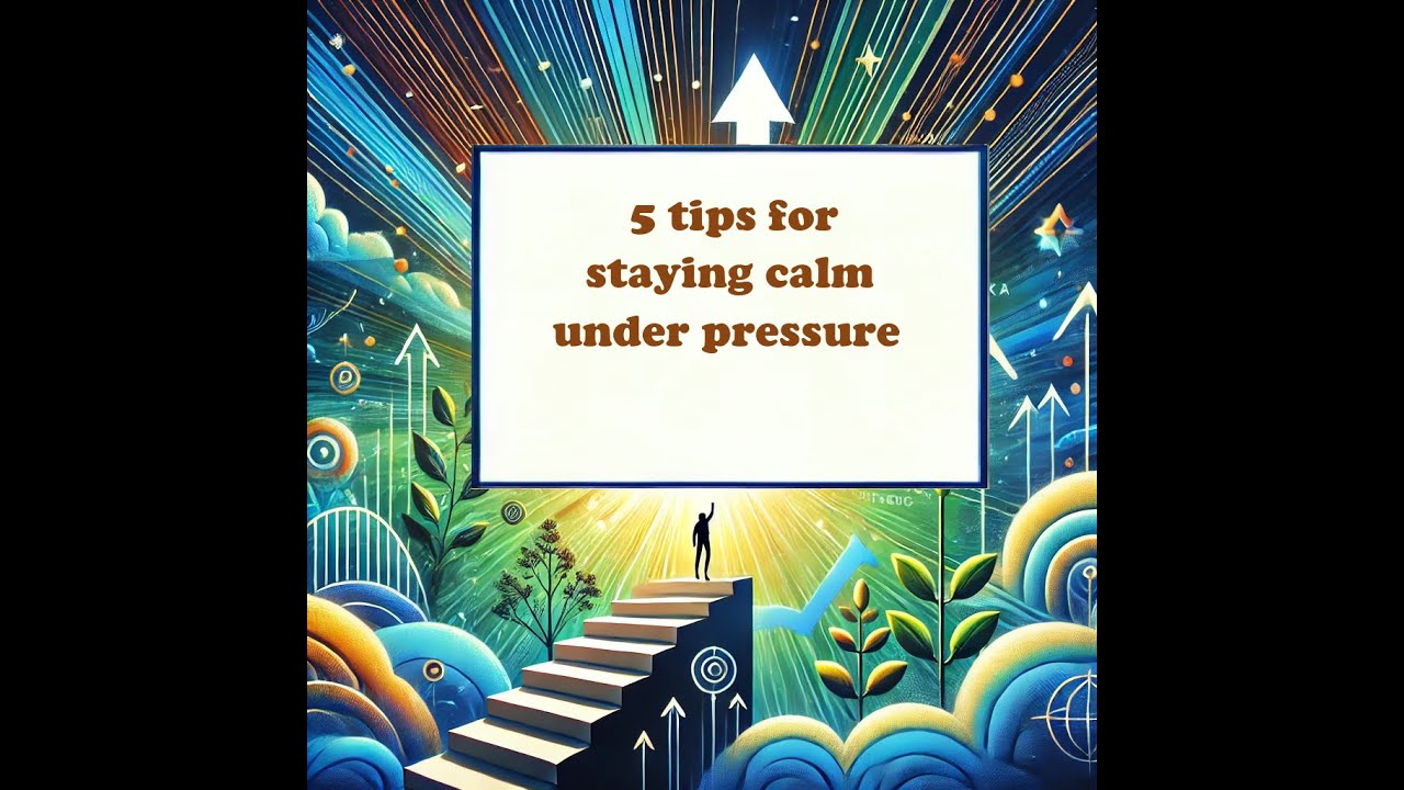 5 tips for staying calm under pressure - YouTube