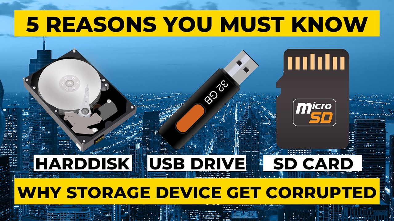 5 Reasons Why Storage Device Gets Corrupted | SD Card | Pen Drive | fix ...