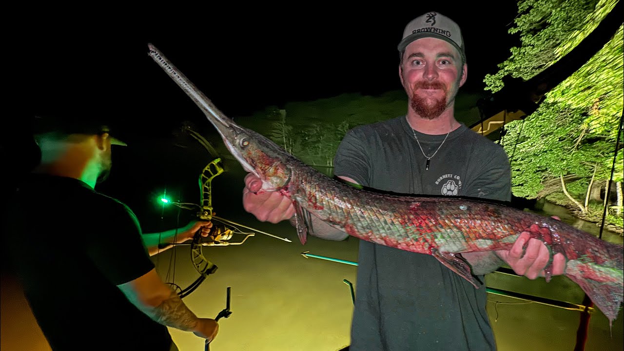 Night On The Lake | Gar Shootin & Fish Tacos~Truck Camping - YouTube