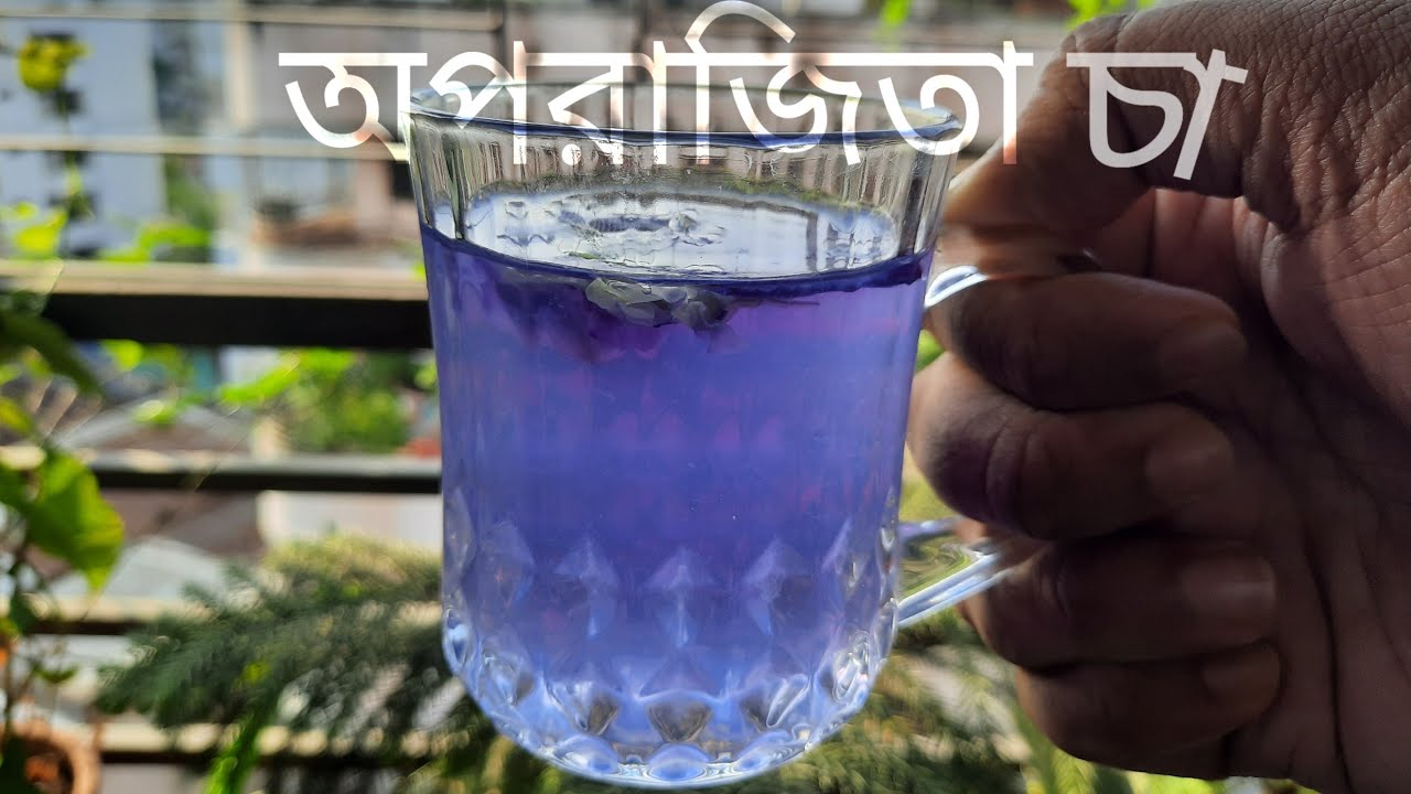 How To Make Aparajita Tea | অপরাজিতা চা | Butterfly Peas Tea - YouTube