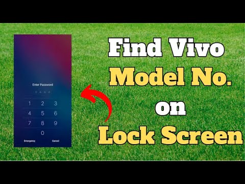 How To Check Vivo Model In Lock Screen - YouTube