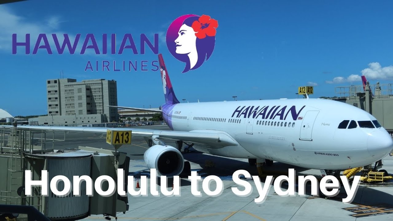 Honolulu to Sydney | TRIP REPORT | Hawaiian Airlines HA 451 Airbus A330 ...