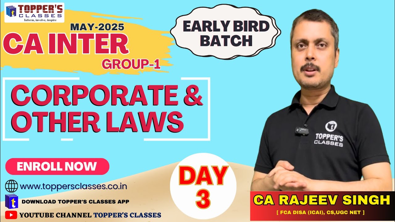 CA INTER LAW / MAY 2025 - YouTube