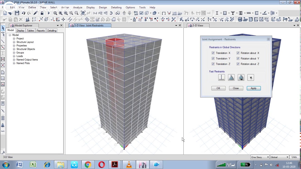 CLADDING AND SUPPORTS #PART 4 #BUILDING DESIGN #ETABS - YouTube