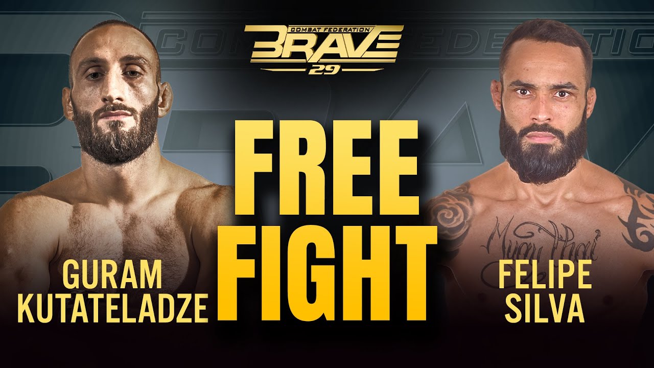 Guram Kutateladze VS Felipe Silva | Free Fight | BRAVE CF 29 - YouTube