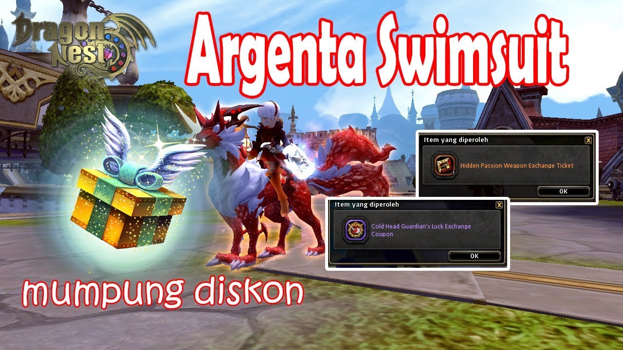 Mumpung Discount,Buka Box Argenta Swimsuit-Dragon Nest INA - YouTube