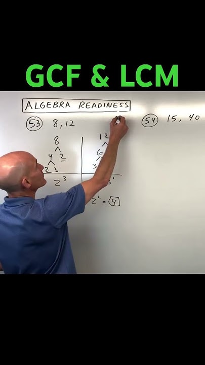 How to Find the GCF and LCM of 2 Numbers (Greatest Common Factor and ...