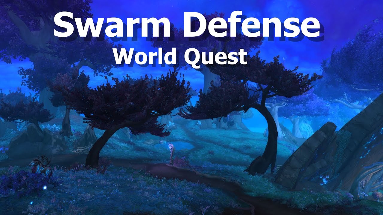 Swarm Defense--World Quest--WoW Shadowlands - YouTube