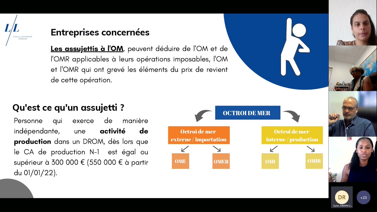 Webinaire - Octroi de mer - YouTube