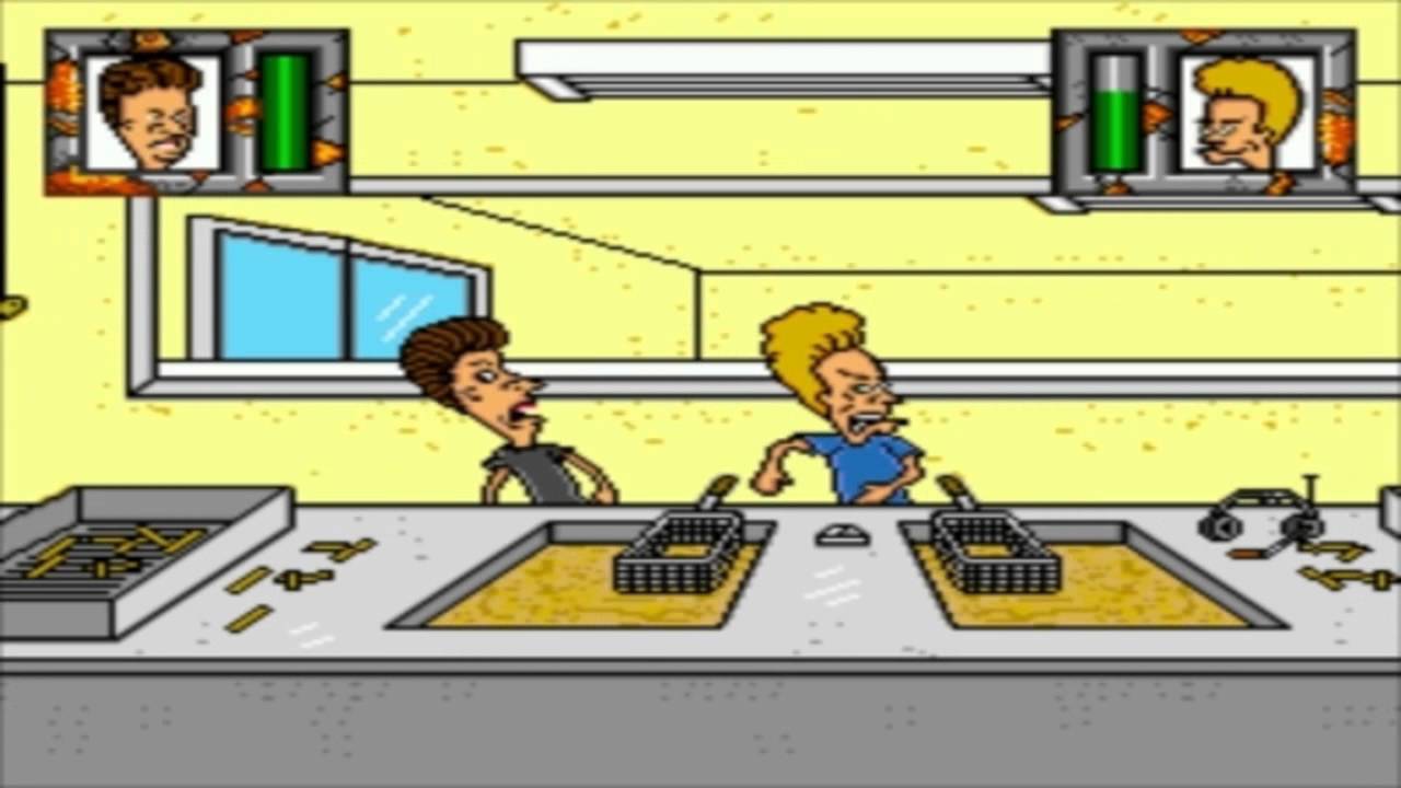 [Sega Genesis] - Beavis and Butt-Head - Burger World - Cooking a rat ...
