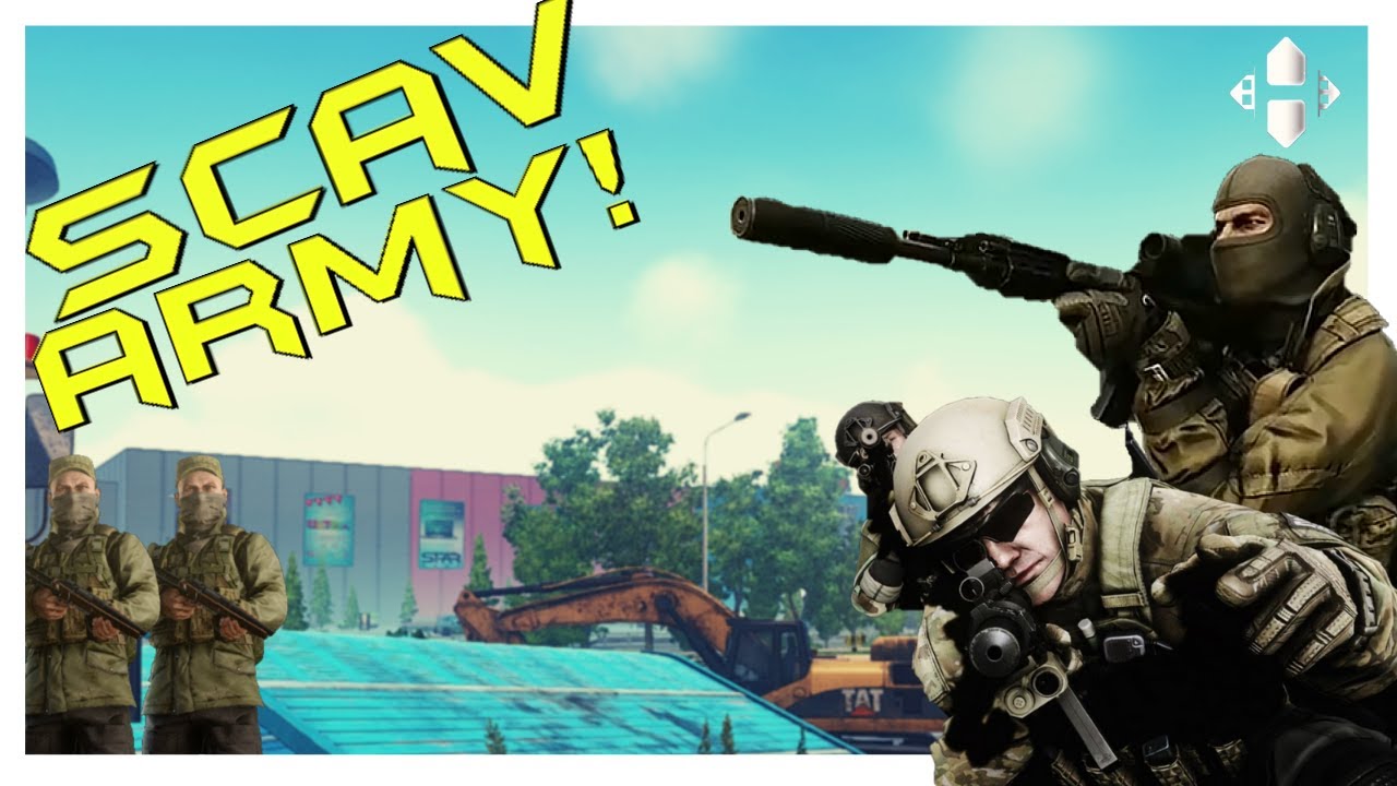 We create a Scav ARMY and storm into battle! | Escape from Tarkov - YouTube