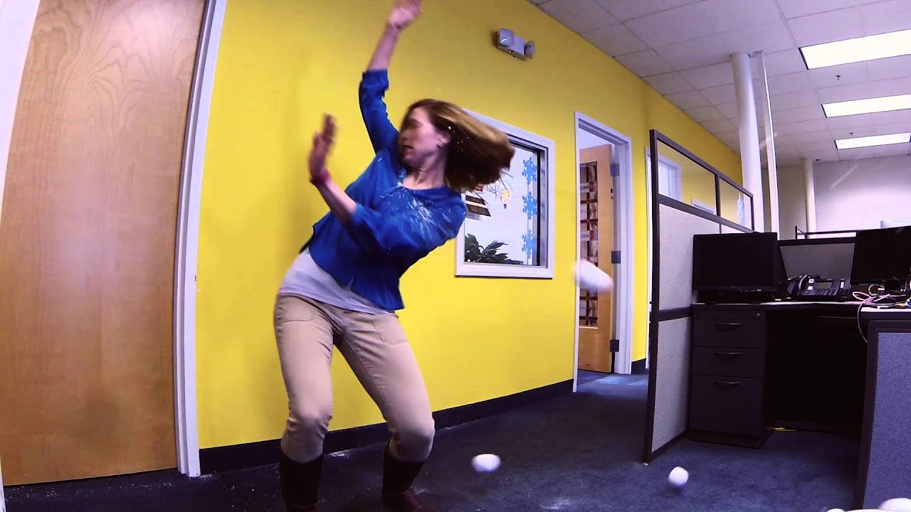 Office Snowball Fight - Seasons Greetings from Bulbs.com 2015 - YouTube