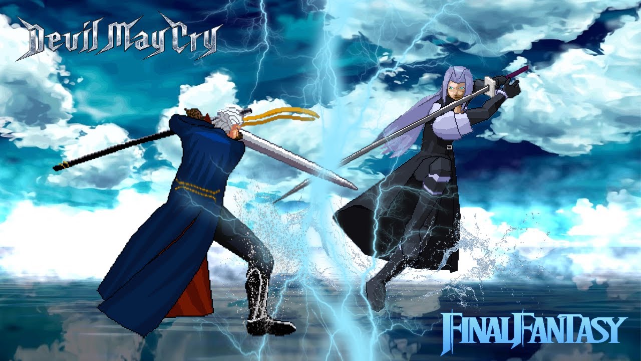 Vergil vs Sephiroth | Final Fantasy X Devil May Cry | Capcom X Square ...