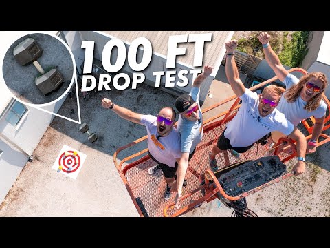 Fitness Equipment 100 FT Drop Test w/ The Buttery Bros! - YouTube