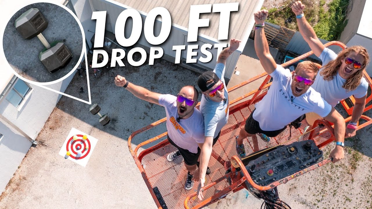 Fitness Equipment 100 FT Drop Test w/ The Buttery Bros! - YouTube