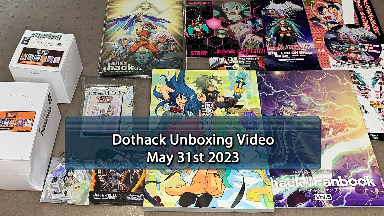 Dothack Unboxing Video May 31st 2023 - YouTube
