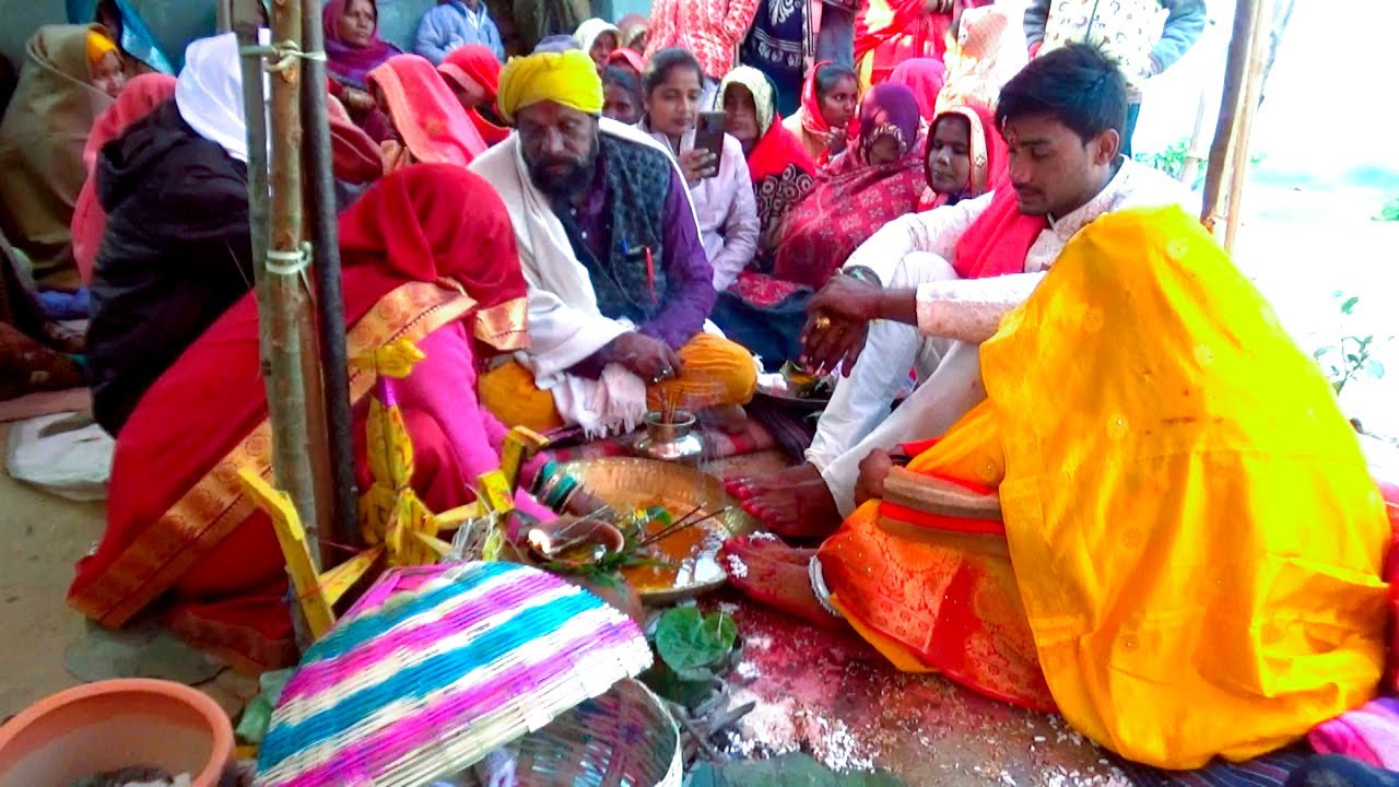Village Wedding || Anshu Sang Nisha Jaimala Kanyadan Se Kohwar Tak Ki ...