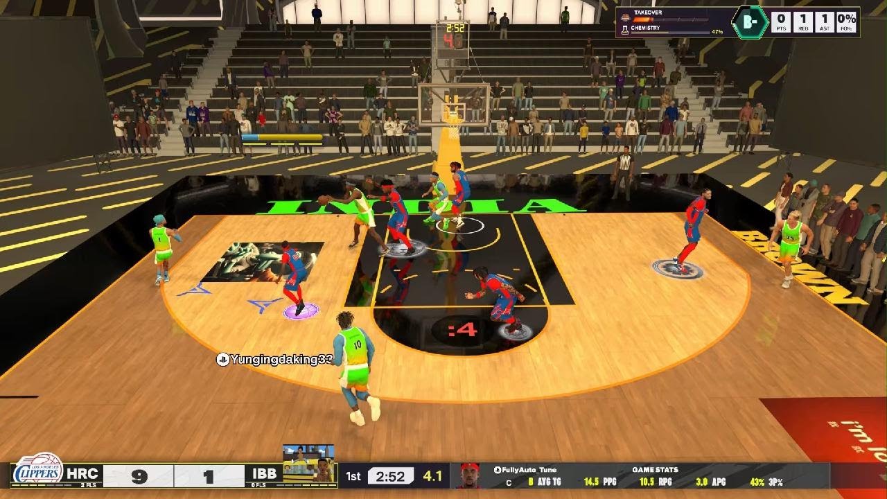 NBA 2K25 first pro game play - YouTube