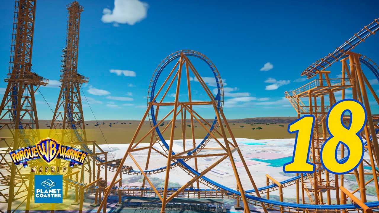 PARQUE WARNER EN PLANET COASTER - Stunt Fall #18 - YouTube