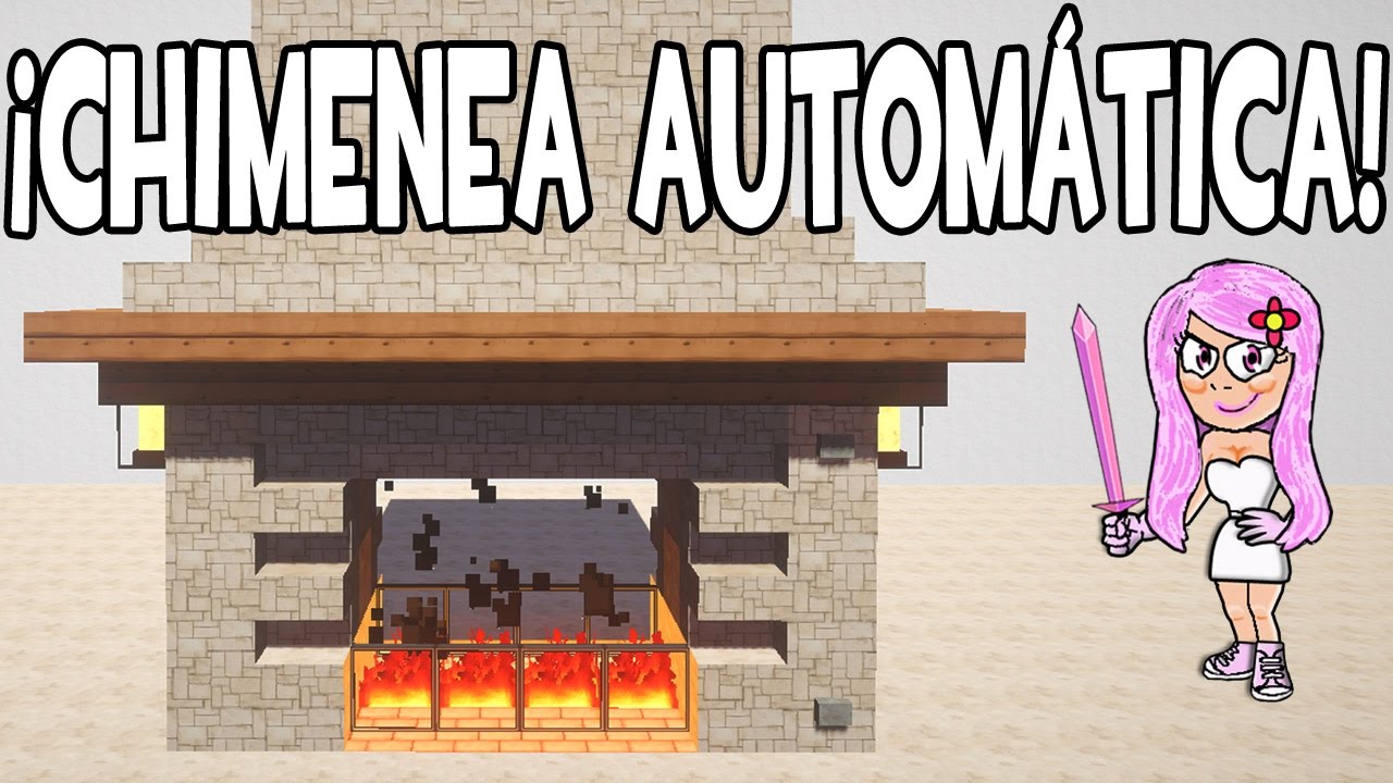 CÓMO HACER UNA CHIMENEA AUTOMÁTICA EN MINECRAFT - YouTube