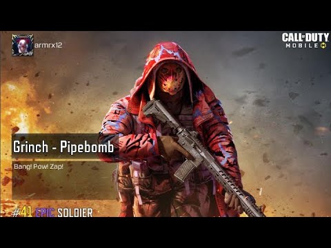 Unlocking Grinch - Pipebomb with Elite Tokens #codm - YouTube