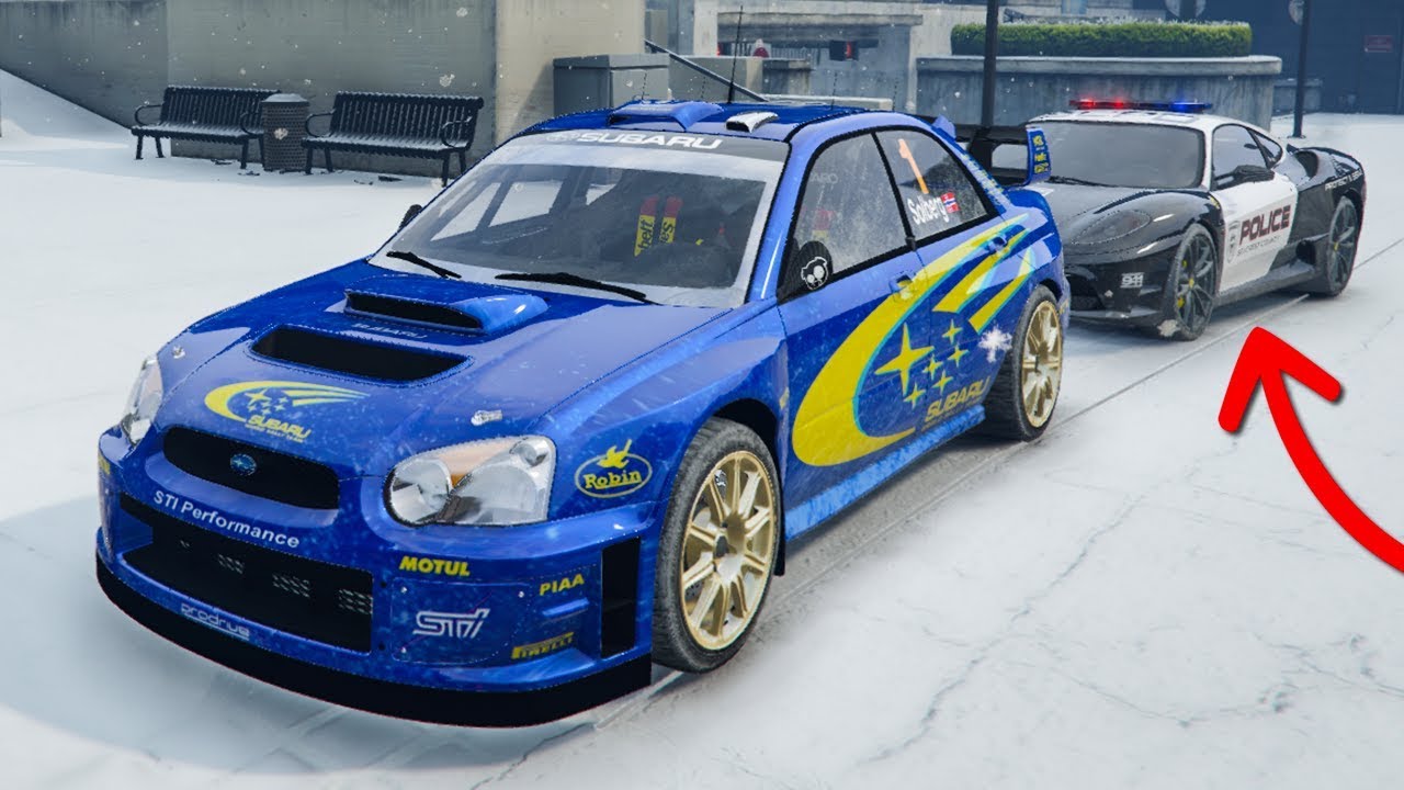 COURSE POURSUITE EN SUBARU IMPREZA S11 WRC !! - YouTube