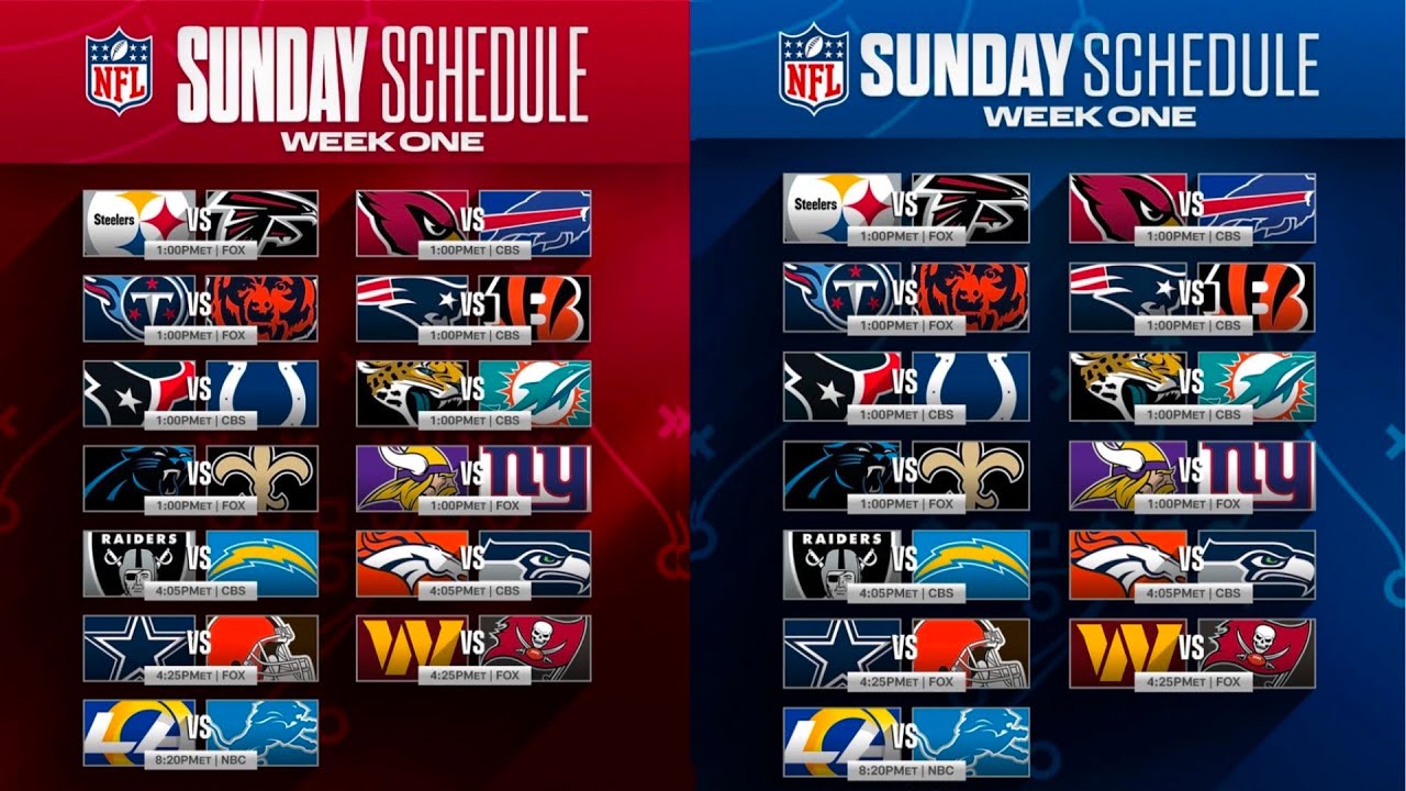 NFL Football Sunday Is Here!!!! My Week 1 Game Picks - YouTube