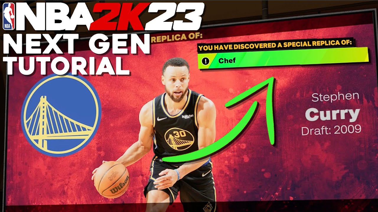 How to Make The Replica Steph Curry "Shef" Build in NBA 2K23 Next Gen ...