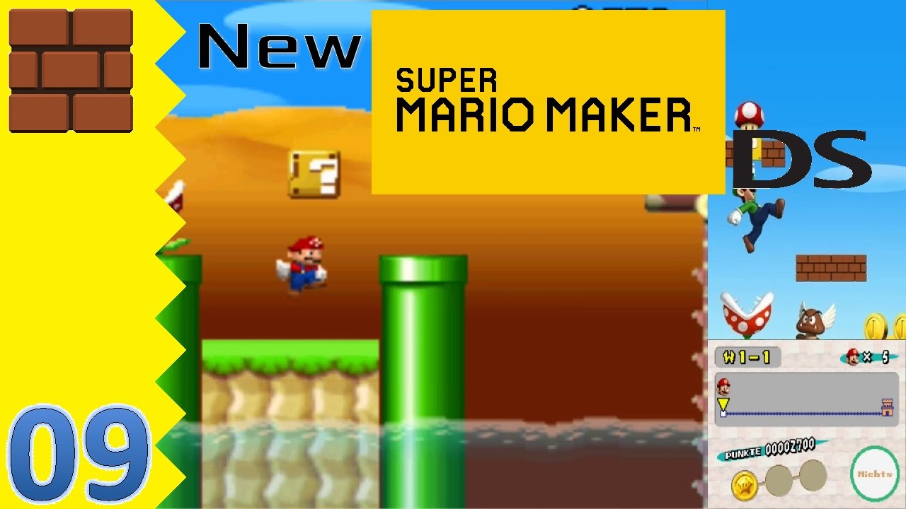 New Super Mario Maker DS Folge 9 - Zurück an den Strand - YouTube