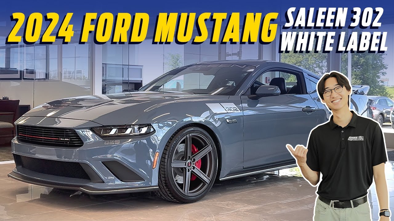 [𝗨𝗣𝗗𝗔𝗧𝗘: 𝗦𝗢𝗟𝗗] 2024 Mustang Saleen 302 White Label Walkaround | Ames ...