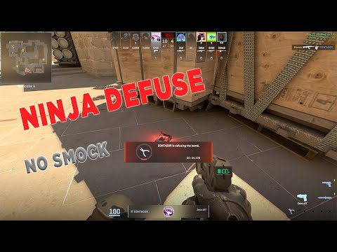 NINJA Defuse No Smock 1 vs 4 - Mirage - CS2 (Counter Strike 2)