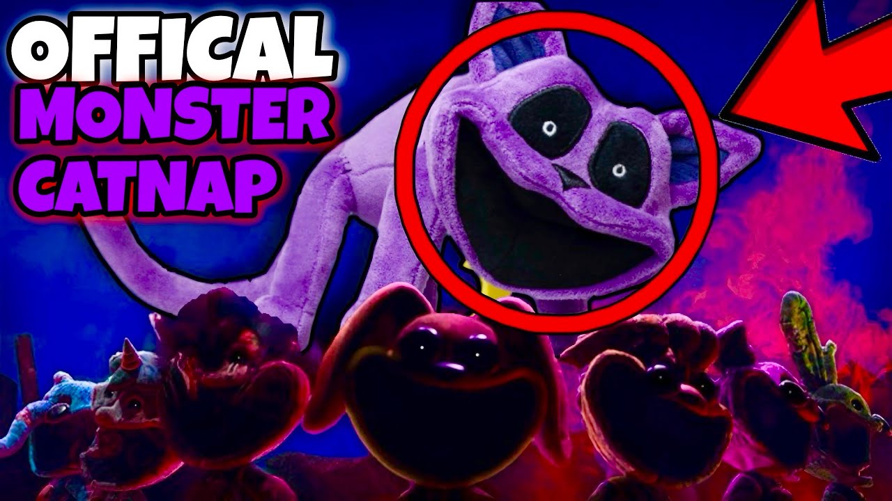 Showcasing The ‘OFFICIAL’ MONSTER CATNAP PLUSHIE🌙 - [PoppyPlaytimeCh3 ...