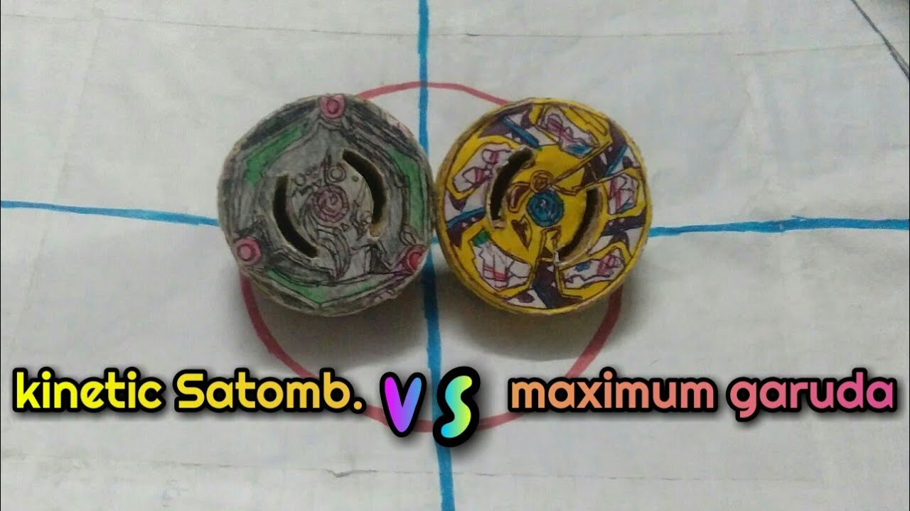 Maximum garuda Vs Kinetic Satomb 💥{flying bey vs rolling defense }👊 ...