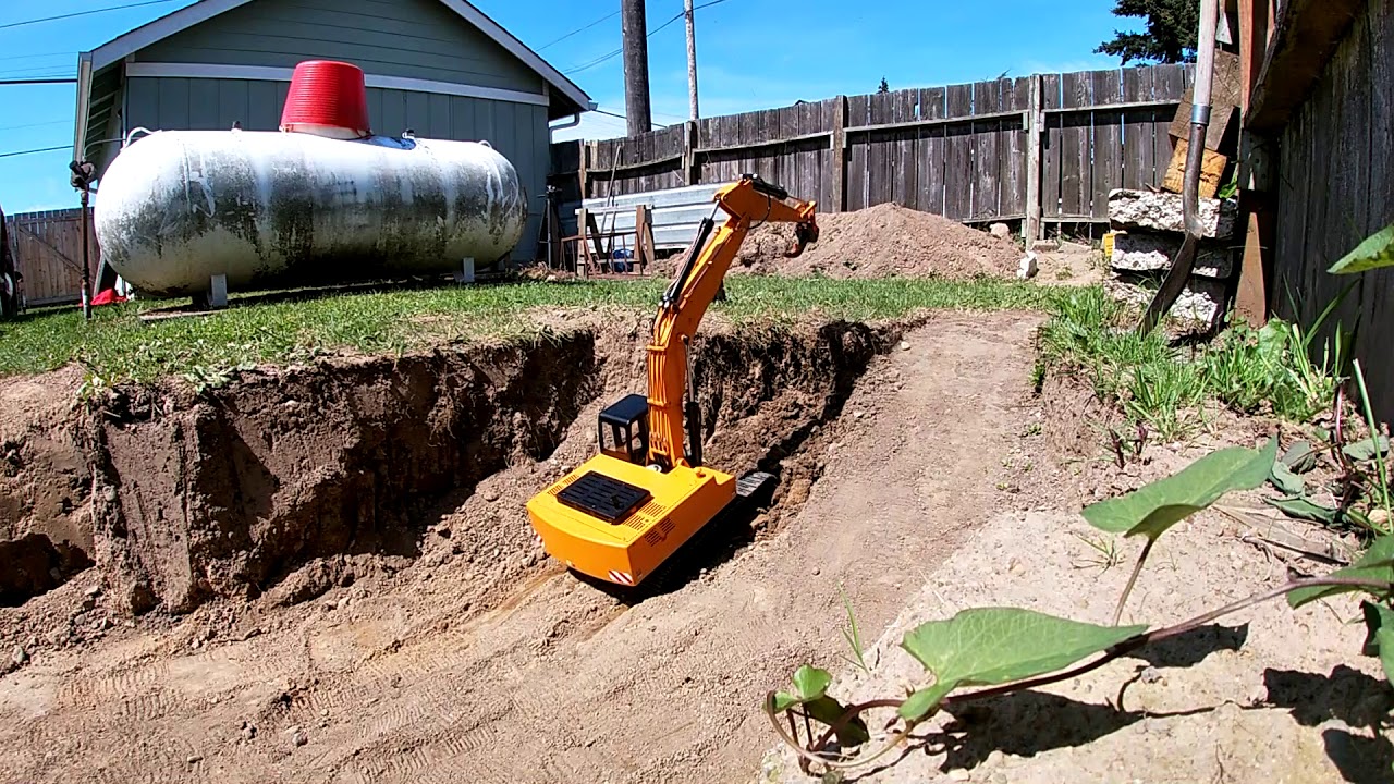 Digging Undisturbed Ground With An Earth Digger 4200xl Pt 1 - YouTube
