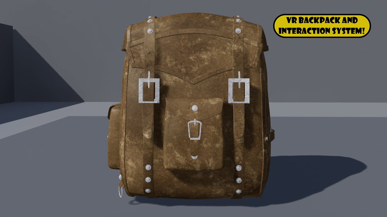 VR Backpack and Interaction System with the UE5 Template - YouTube