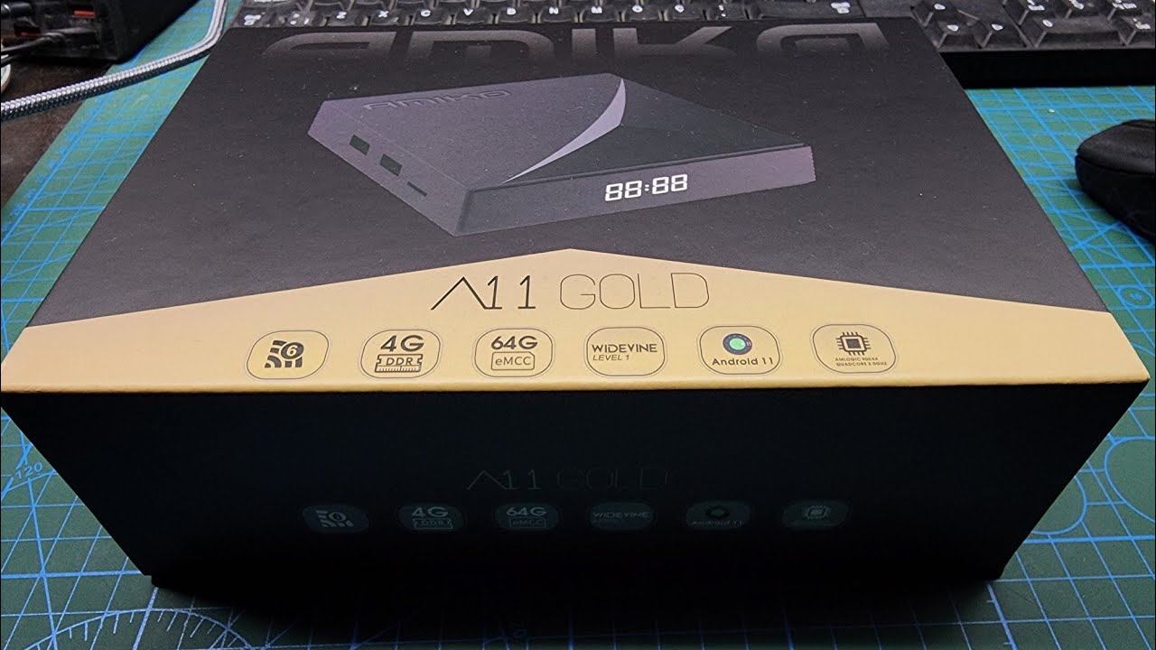 AMIKO A11 GOLD Tv Bluetooth kumanda Backled - YouTube