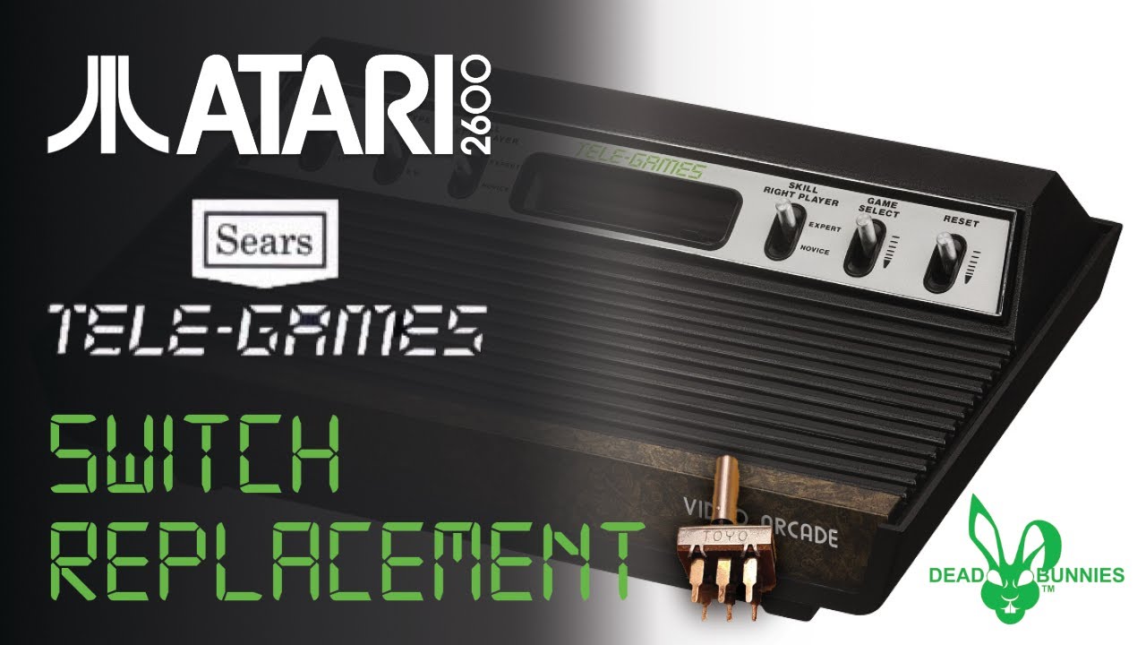 Atari 2600 Sears Tele Games Switch Replacement #atari #diy #repair #retro #retrogaming - YouTube