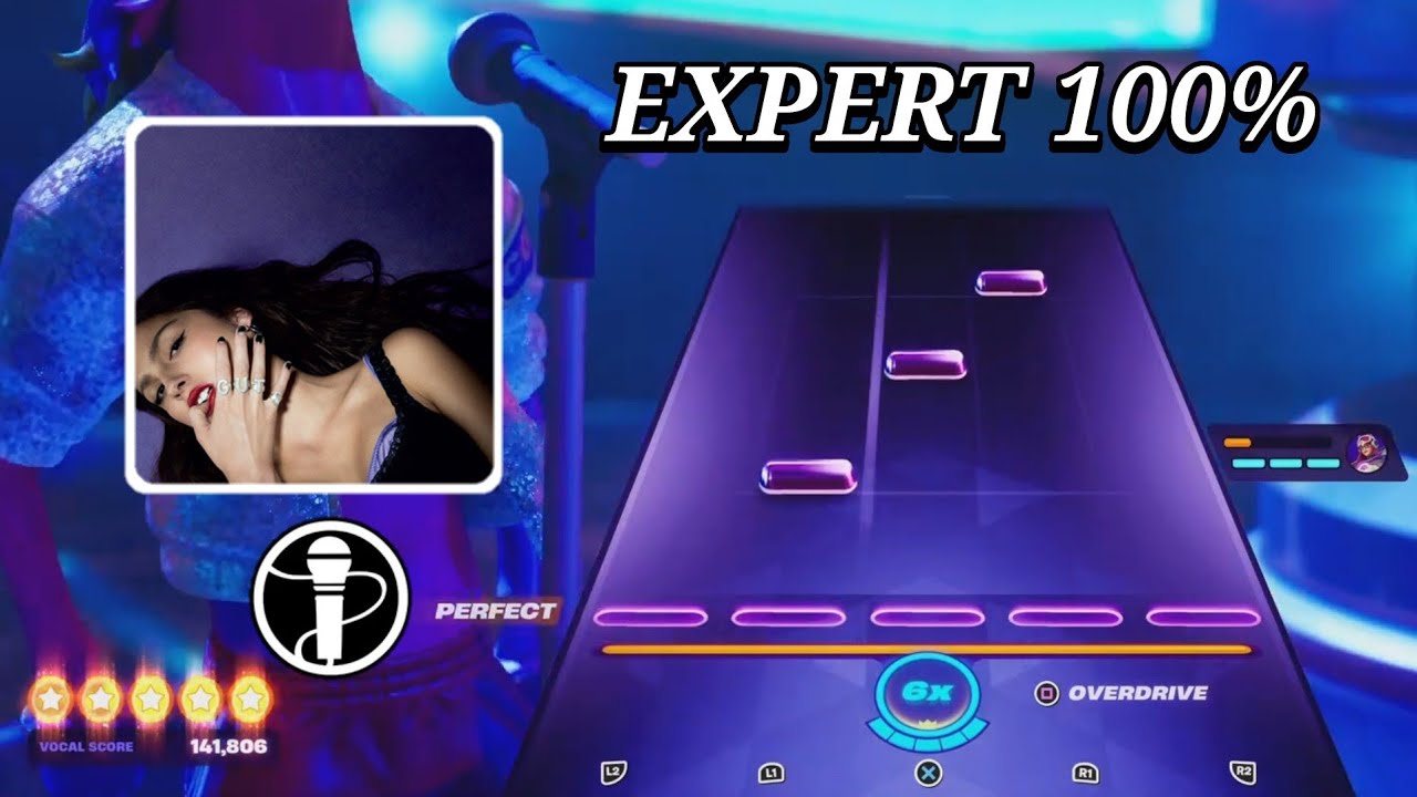 Fortnite Festival #44 - vampire By "Olivia Rodrigo" | Expert 100% Vocal ...