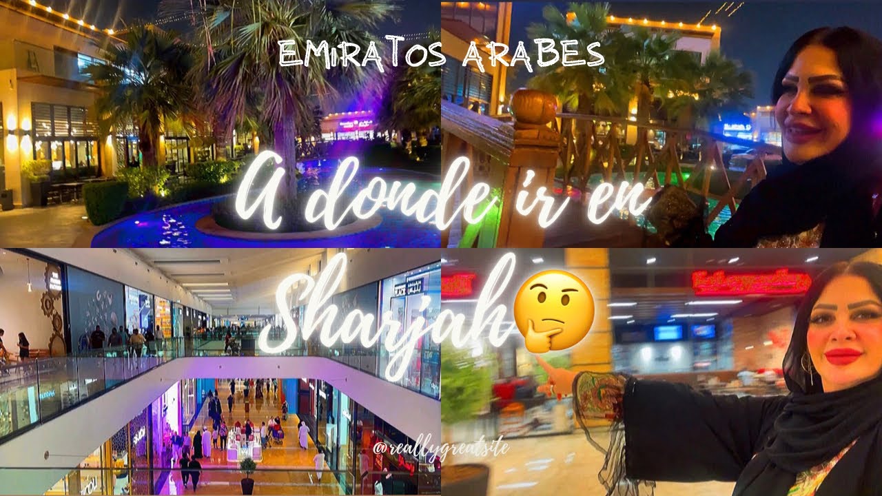 ASI ES UN CENTRO COMERCIAL EN SHARJAH Y LA PLAZA ZAWAYA WALK. - YouTube