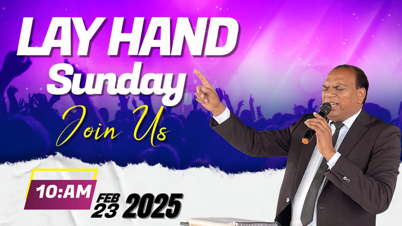 LAY HAND SUNDAY PRAYER SERVICE - YouTube
