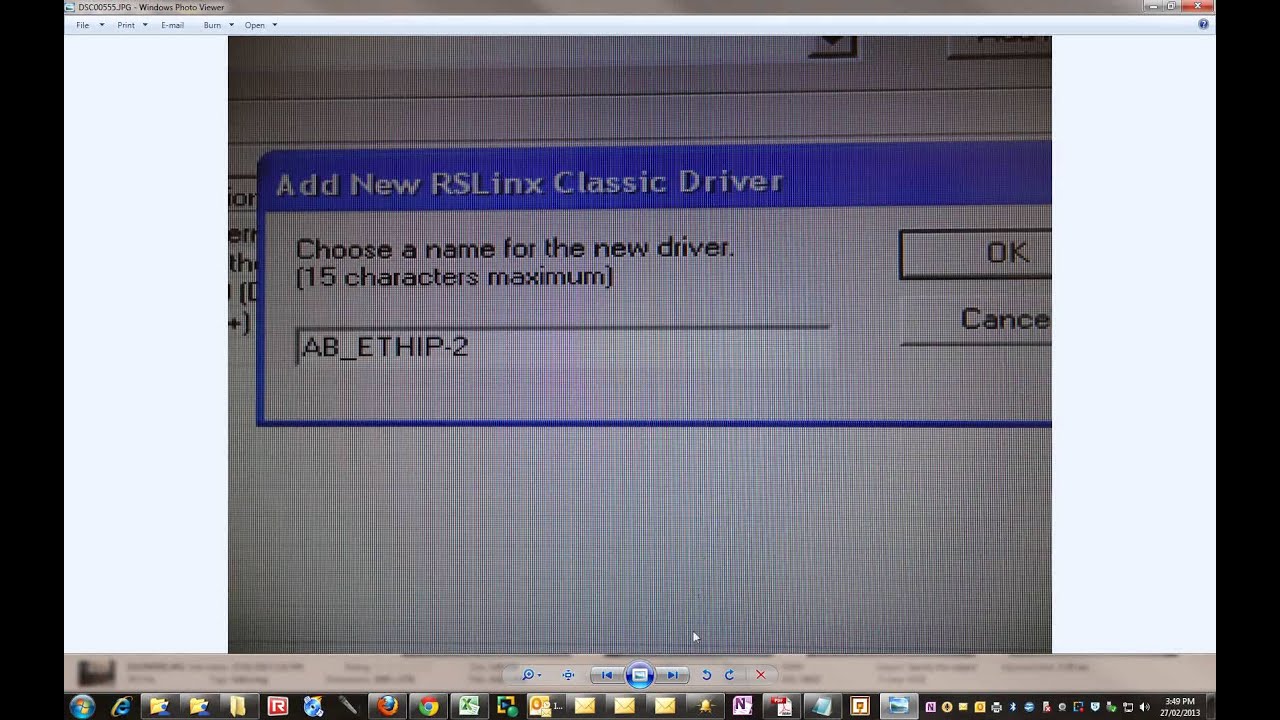 SETTING UP COMMUNICATIONS BETWEEN MICROLOGIX 1100 AND PC OVER NETWORK ...
