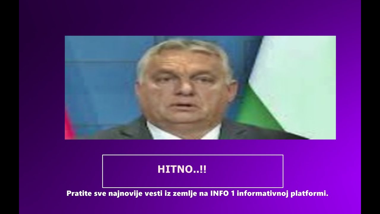 OPASNO ORBANOVO UPOZORENJE ..!! "ON" SE VRATIO I NAPRAVI TOTALNI ...
