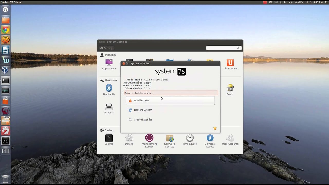 System76 Driver In Depth Look on the Gazelle Professional (gazp7) - YouTube