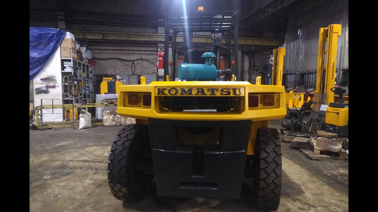 Автопогрузчик Komatsu FD70H-5, 7т, 4,7м, 2001 (после ремонта) - YouTube