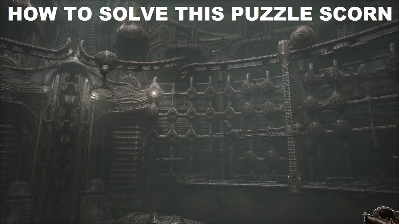 How to Solve the Wall Claw Puzzle Scorn Xbox Series X - YouTube