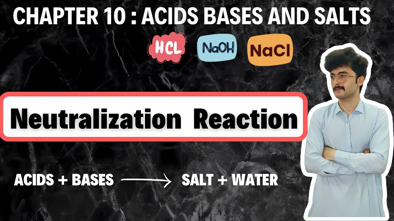 Neutralization reaction || class 10 || mmk chemistry - YouTube