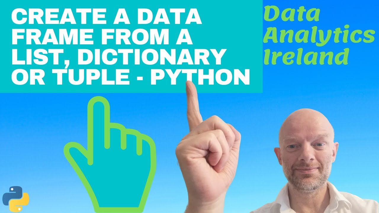 Python Dataframe How To Create A Dataframe From List Dictionary Or