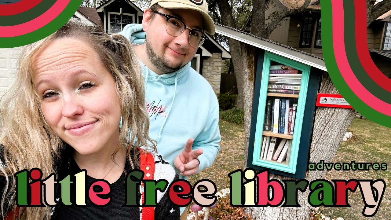 📖LITTLE FREE LIBRARY HUNTING📖 we're we able to find anything around ...